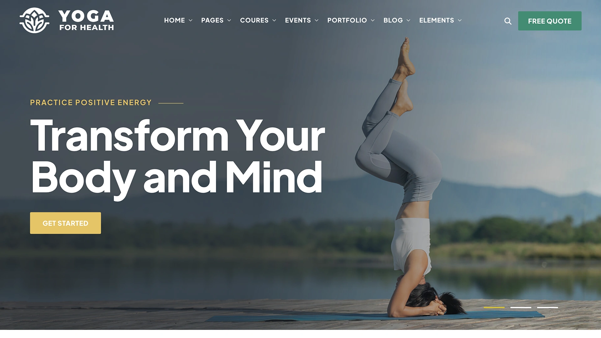 Yoga - Health Fitness & Yoga HTML Template made by Chitrakoot Web - Wrapmarket (formerly ...