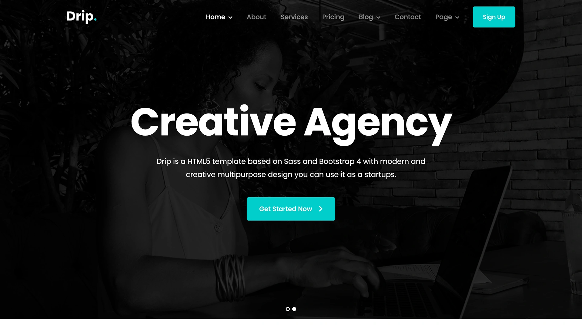 Drip - Multipurpose Responsive Template made by pxdraft - Wrapmarket (formerly WrapBootstrap)