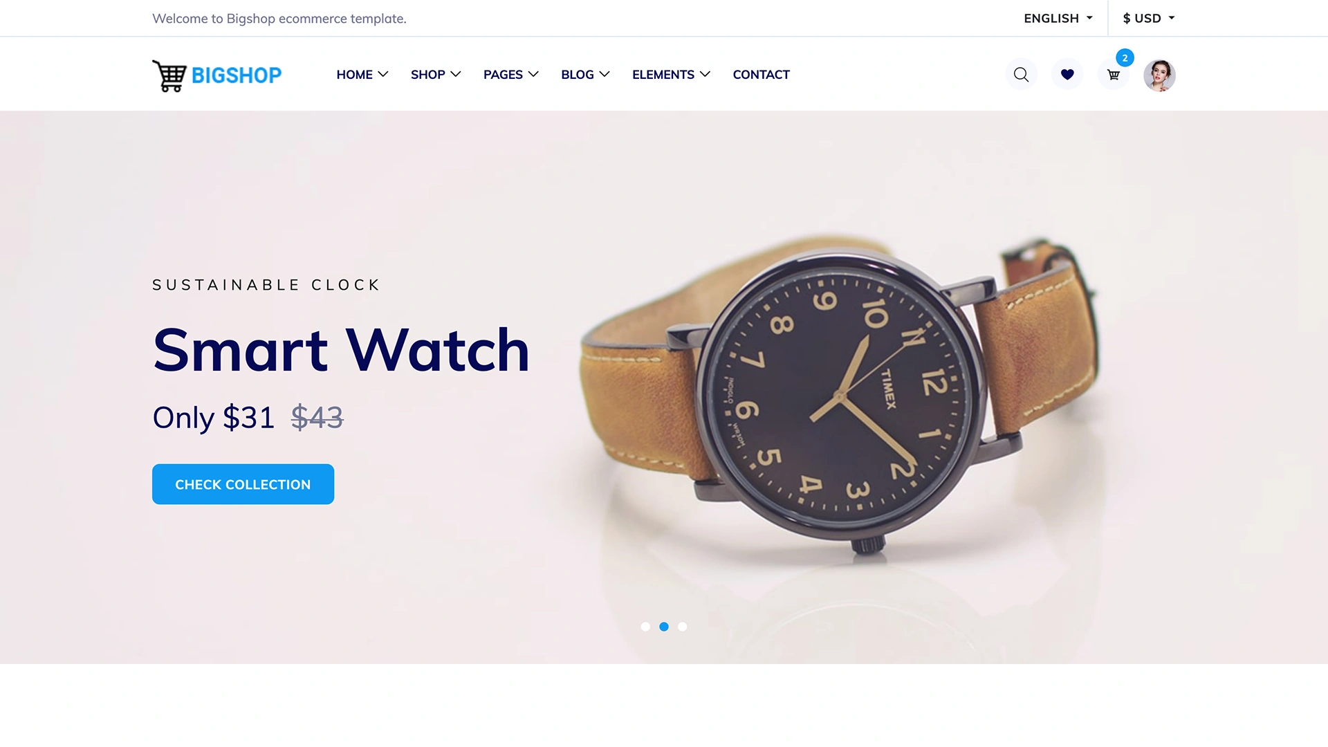 Bigshop - Responsive E-commerce Template made by Designing World - Wrapmarket (formerly ...
