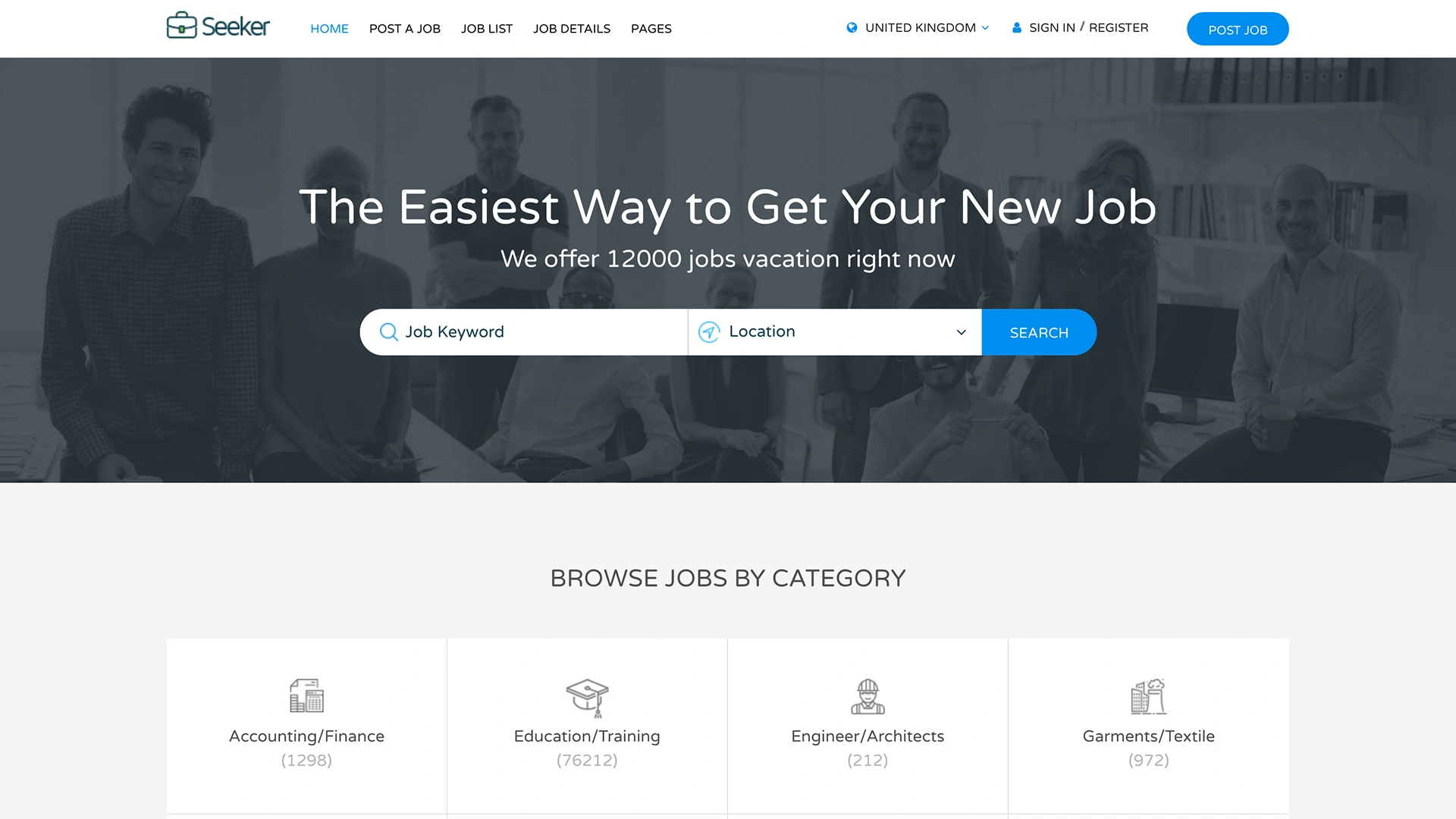 Job Board Html Responsive Template