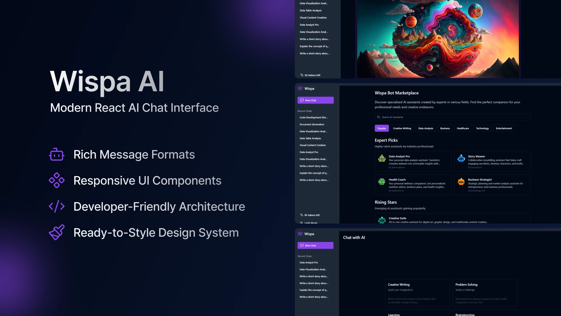 Wispa - Advanced AI Chat Interface with Bot Creation by Codemachine