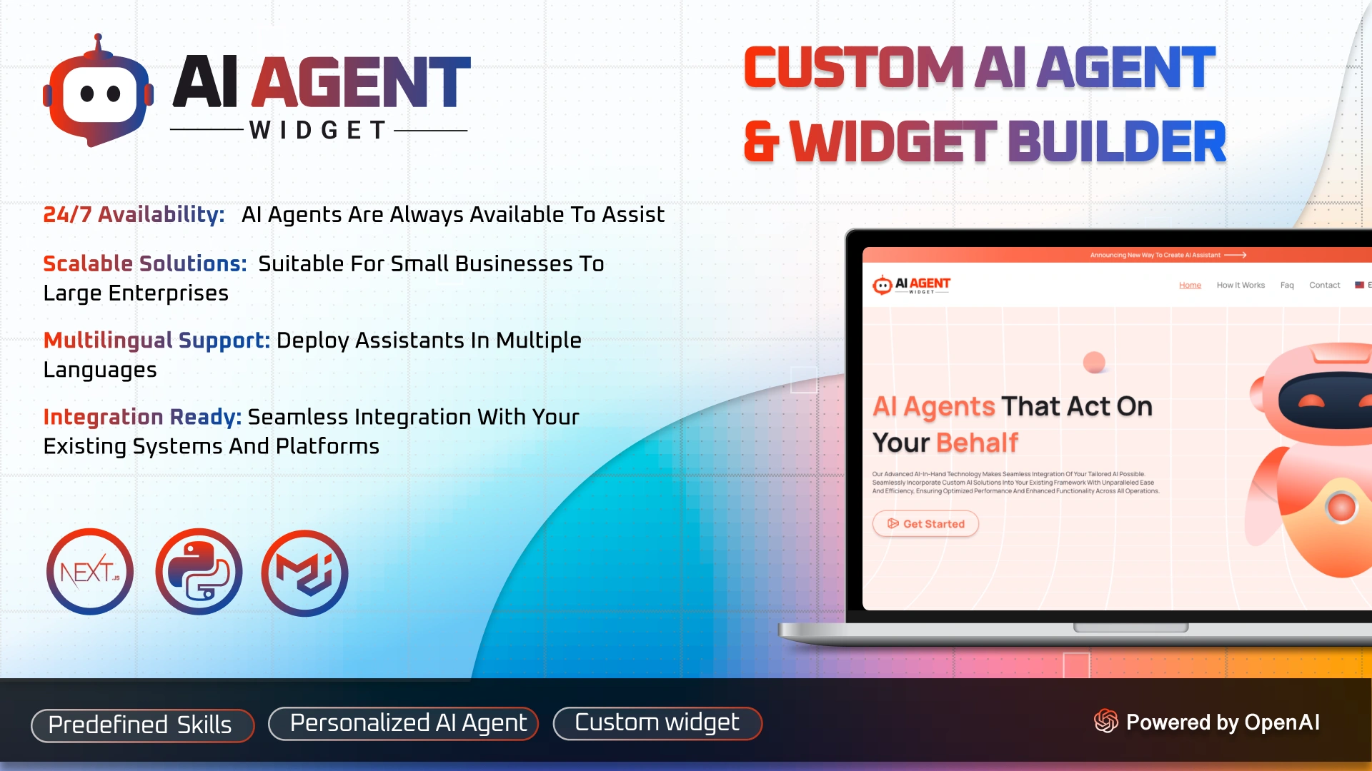 AI Agent Widget - Custom AI Agent and Widget Builder made by ...