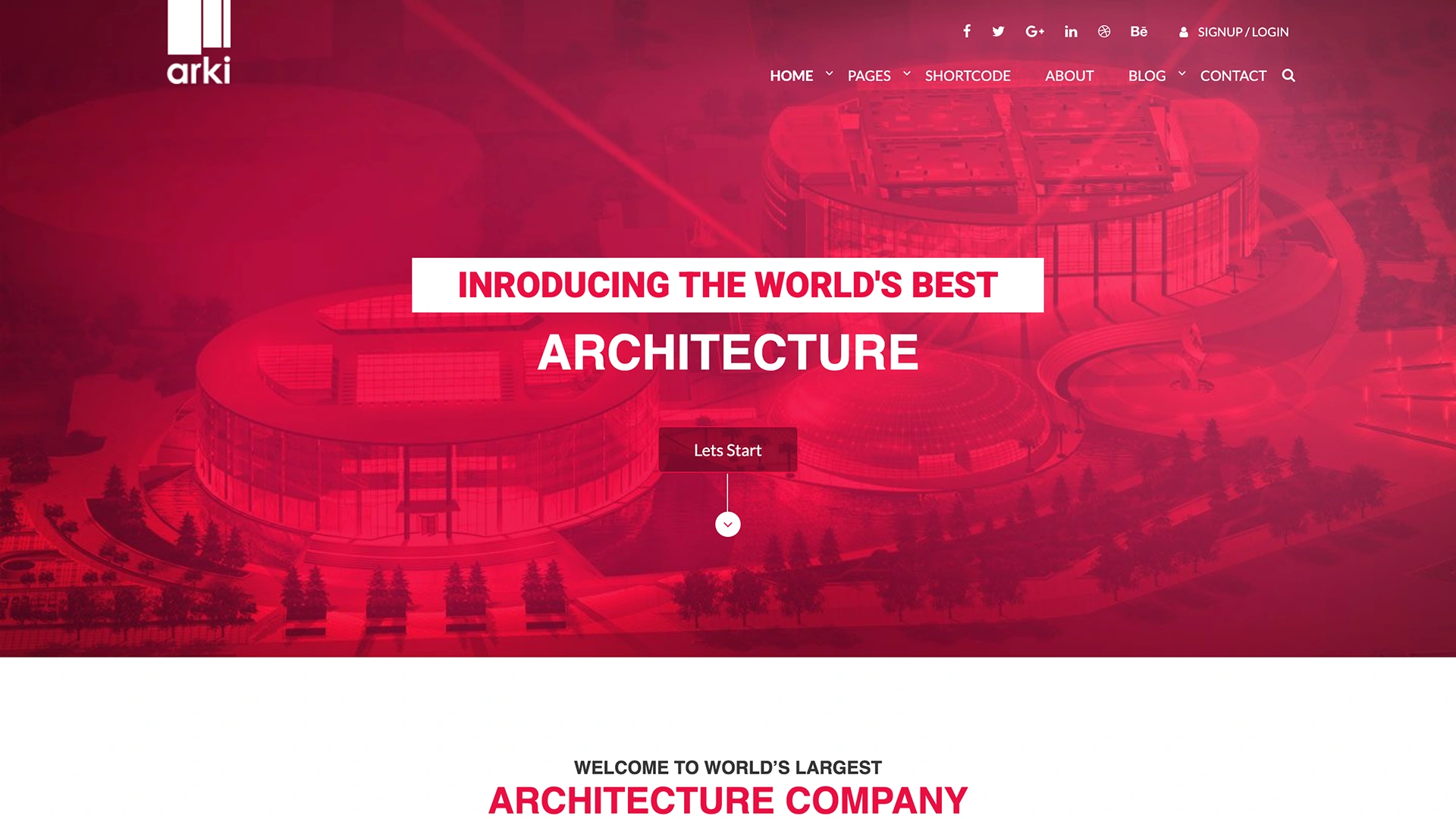 Arki - Architecture HTML Template made by ThemeRegion - Wrapmarket (formerly WrapBootstrap)