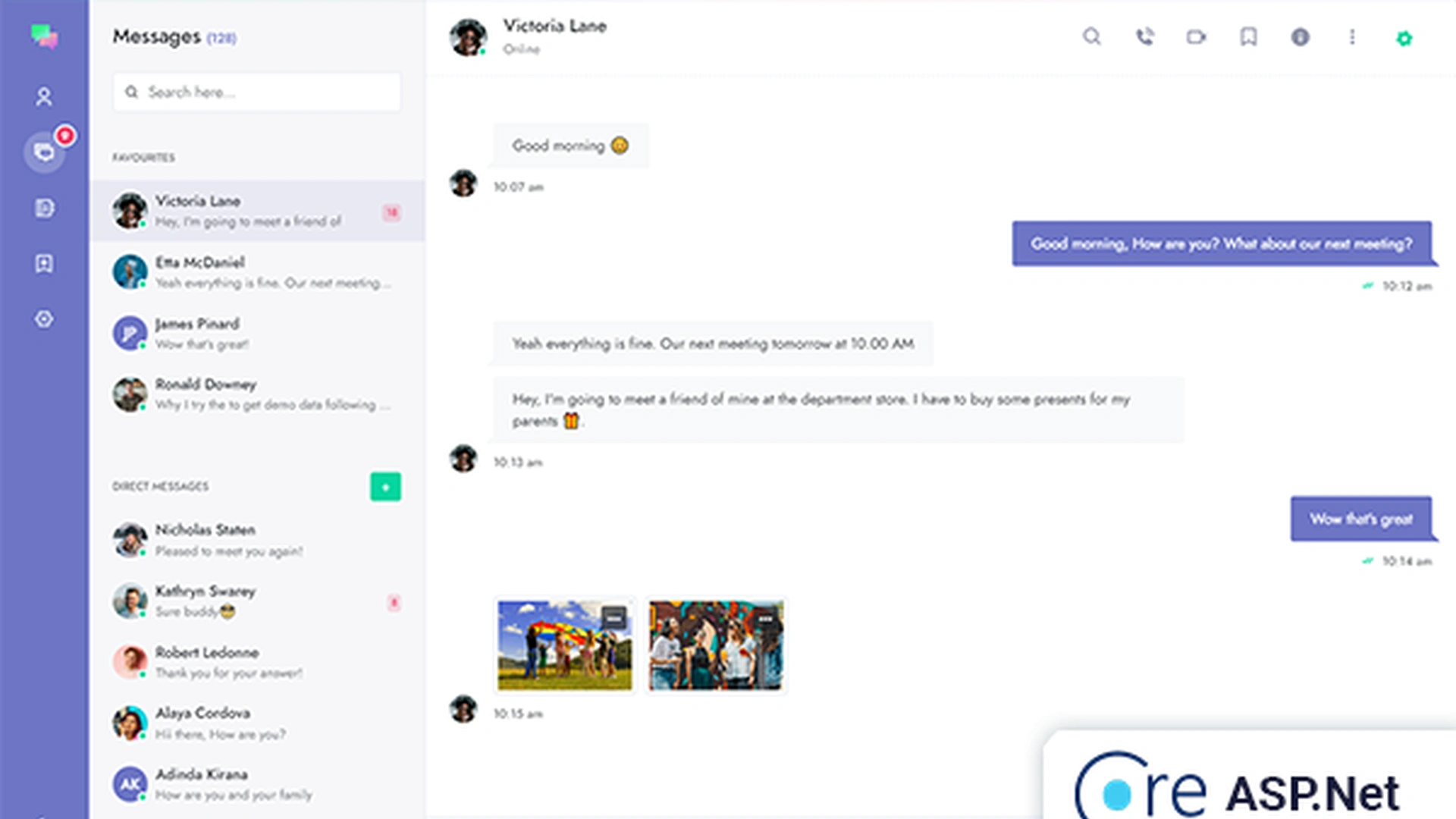 Chaton - ASP.Net Chat App Template made by Themesdesign - Wrapmarket ...