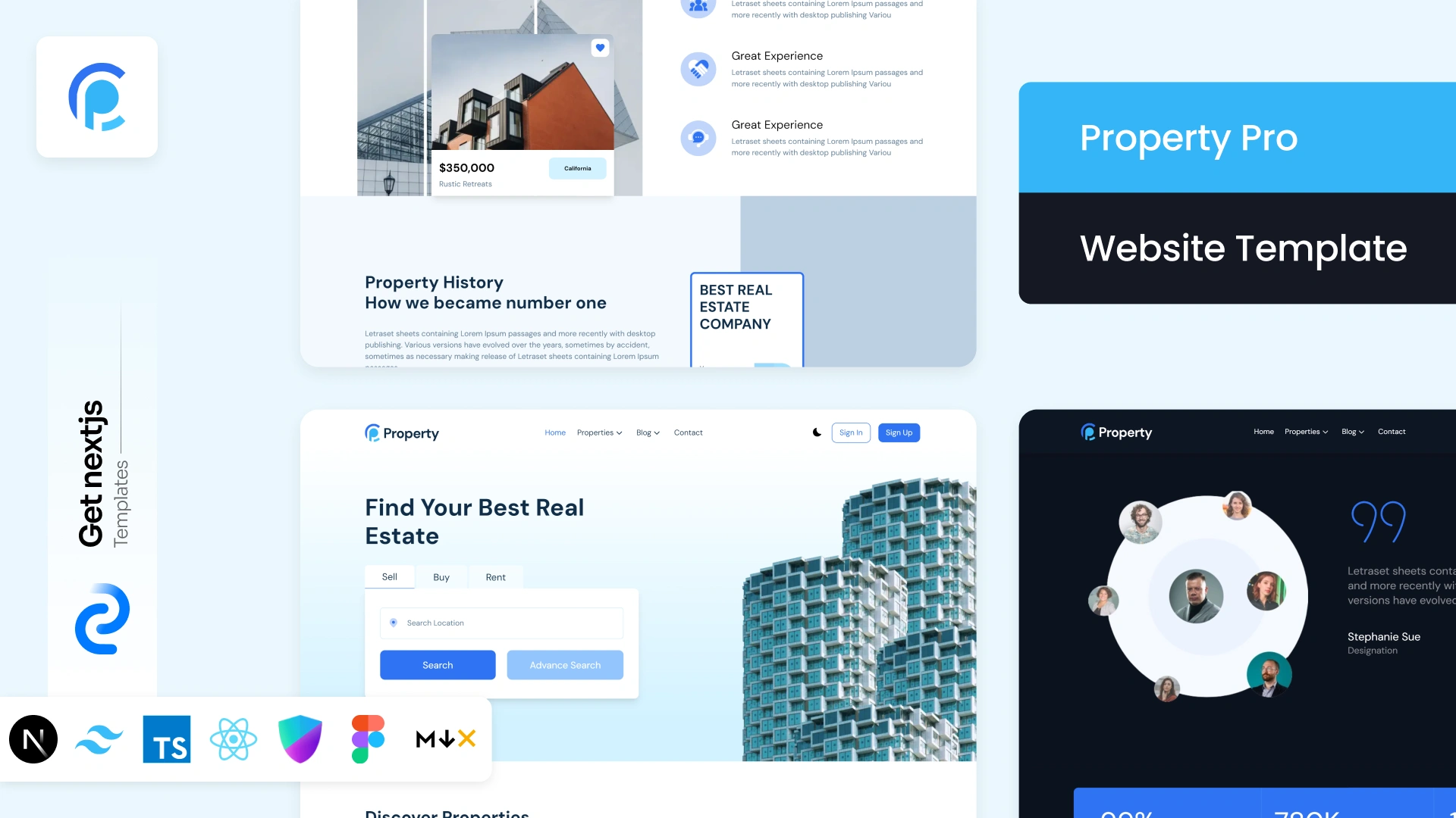Property Pro - Nextjs Website Template for Real Estate, Agents, Broker ...