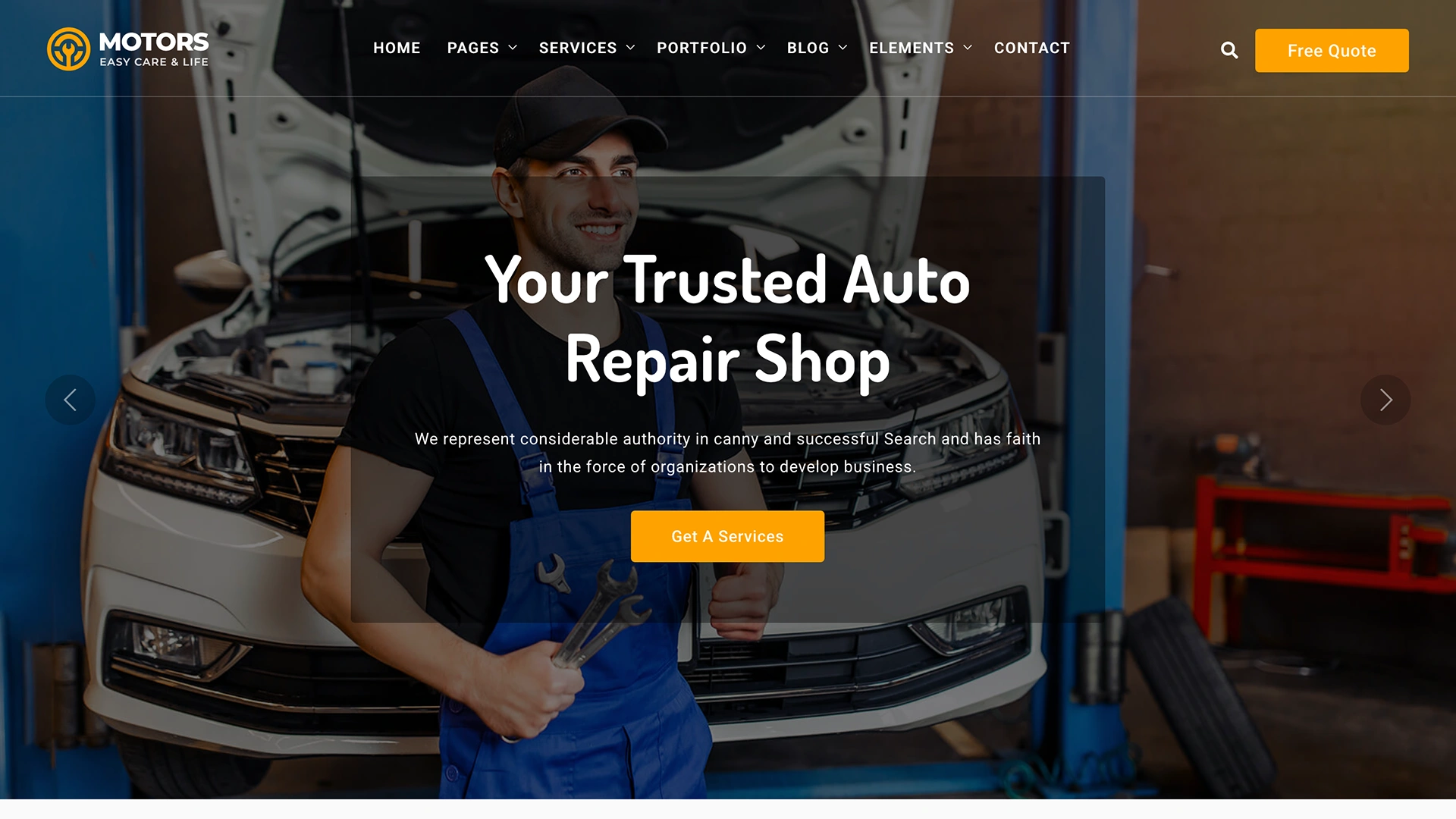 Motors - Car Service & Repair HTML Template made by Chitrakoot Web ...