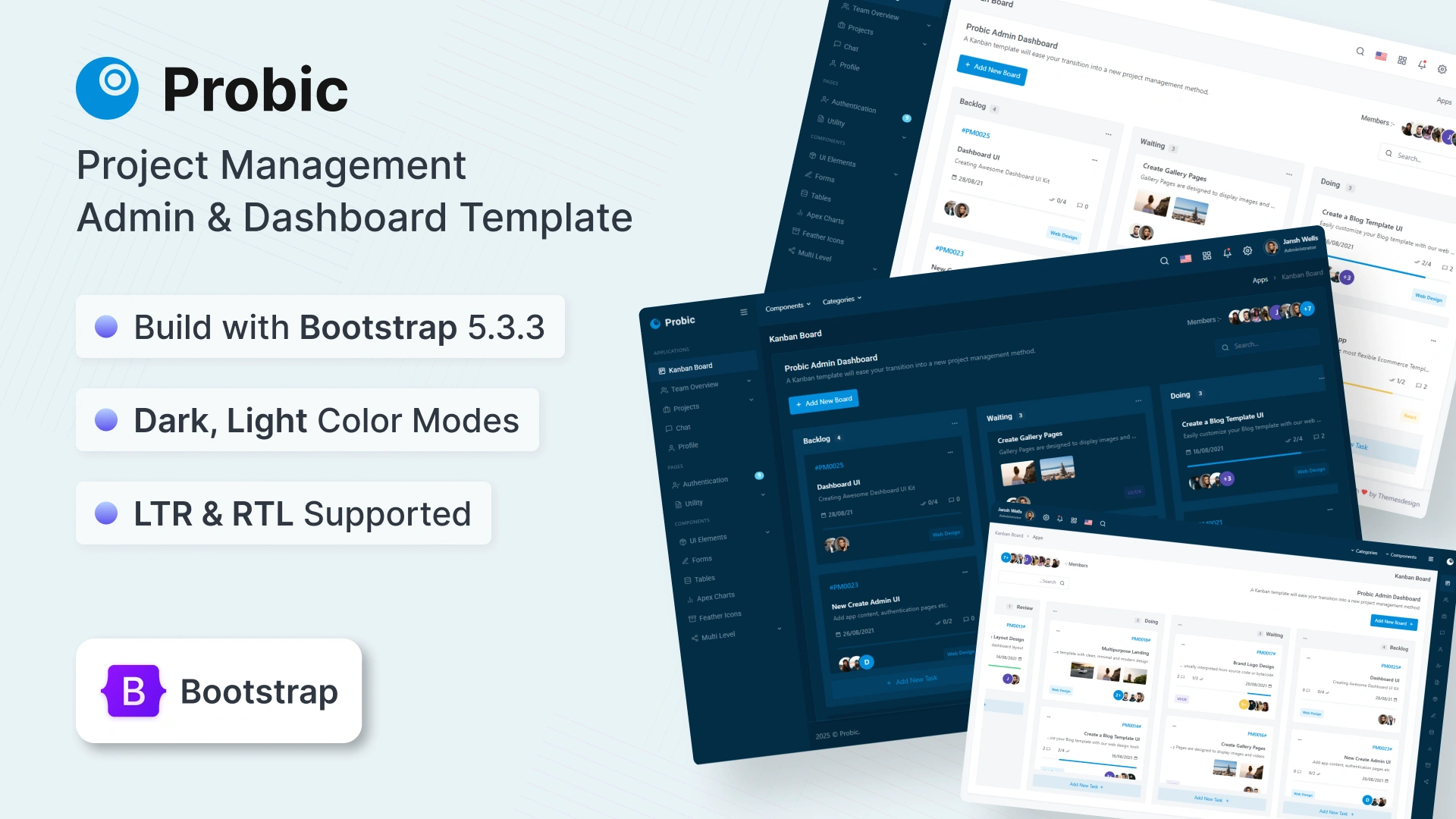 Probic - Project Management Application - Wrapmarket