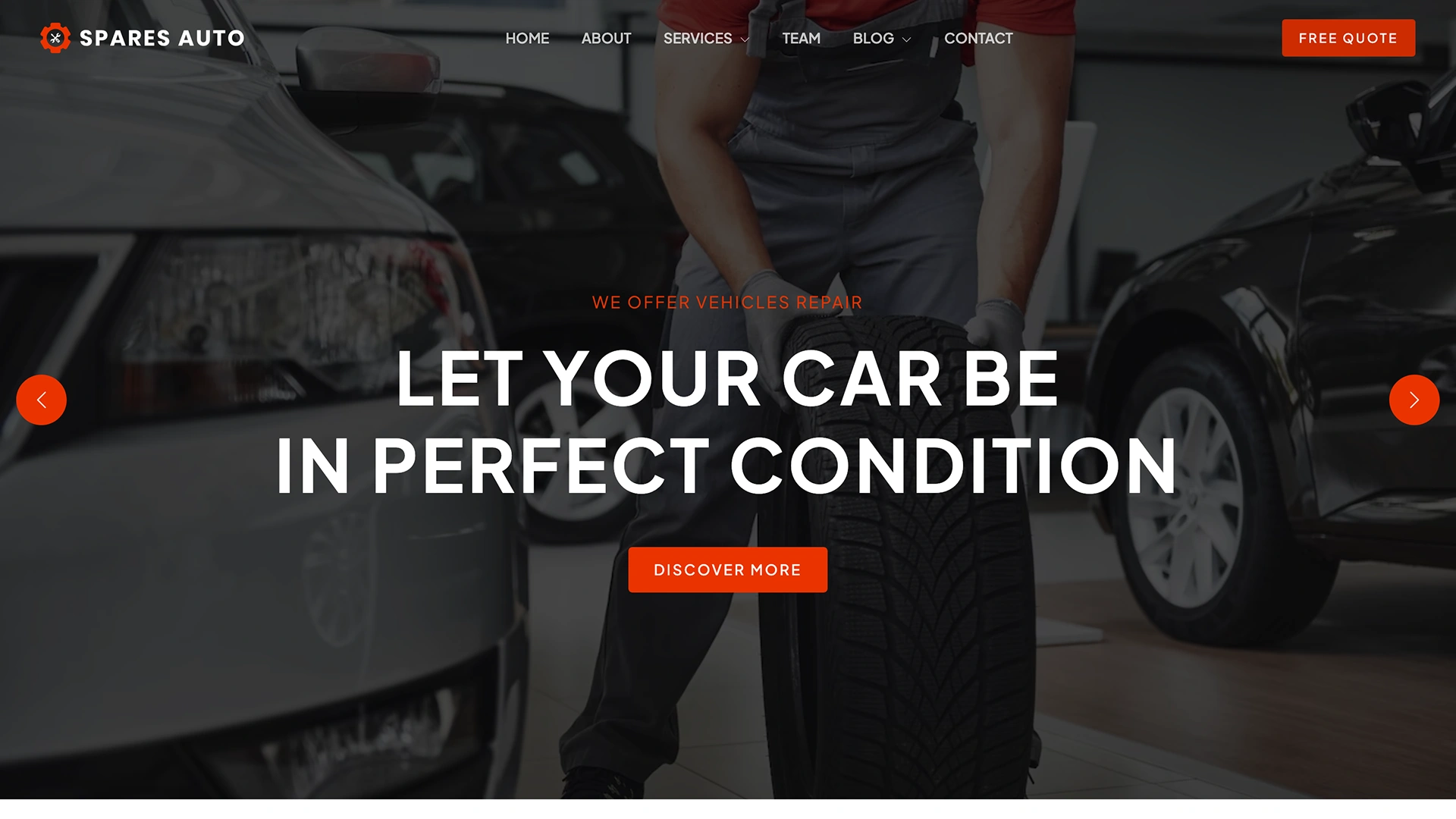 Spares Auto - Automotive Template - Wrapmarket