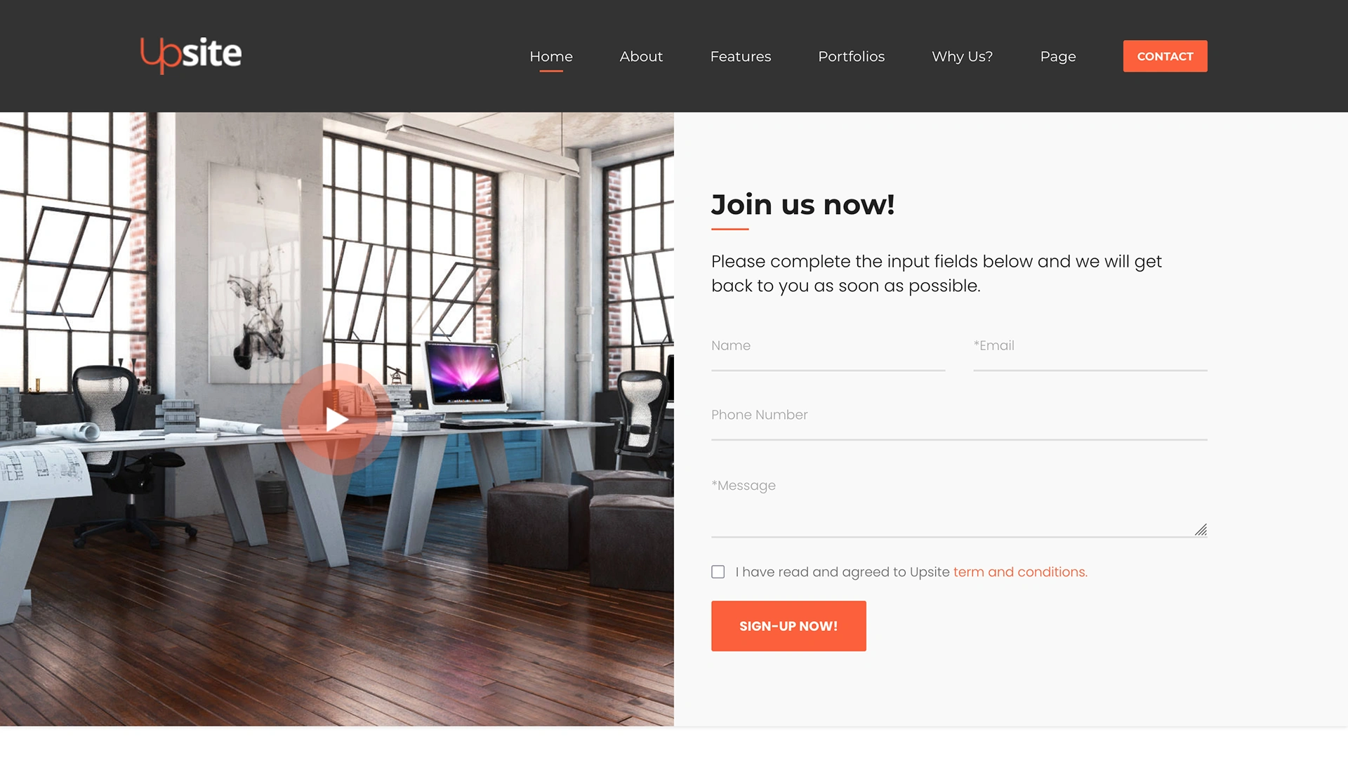 Upsite - Responsive Business Template made by affapress - Wrapmarket (formerly WrapBootstrap)