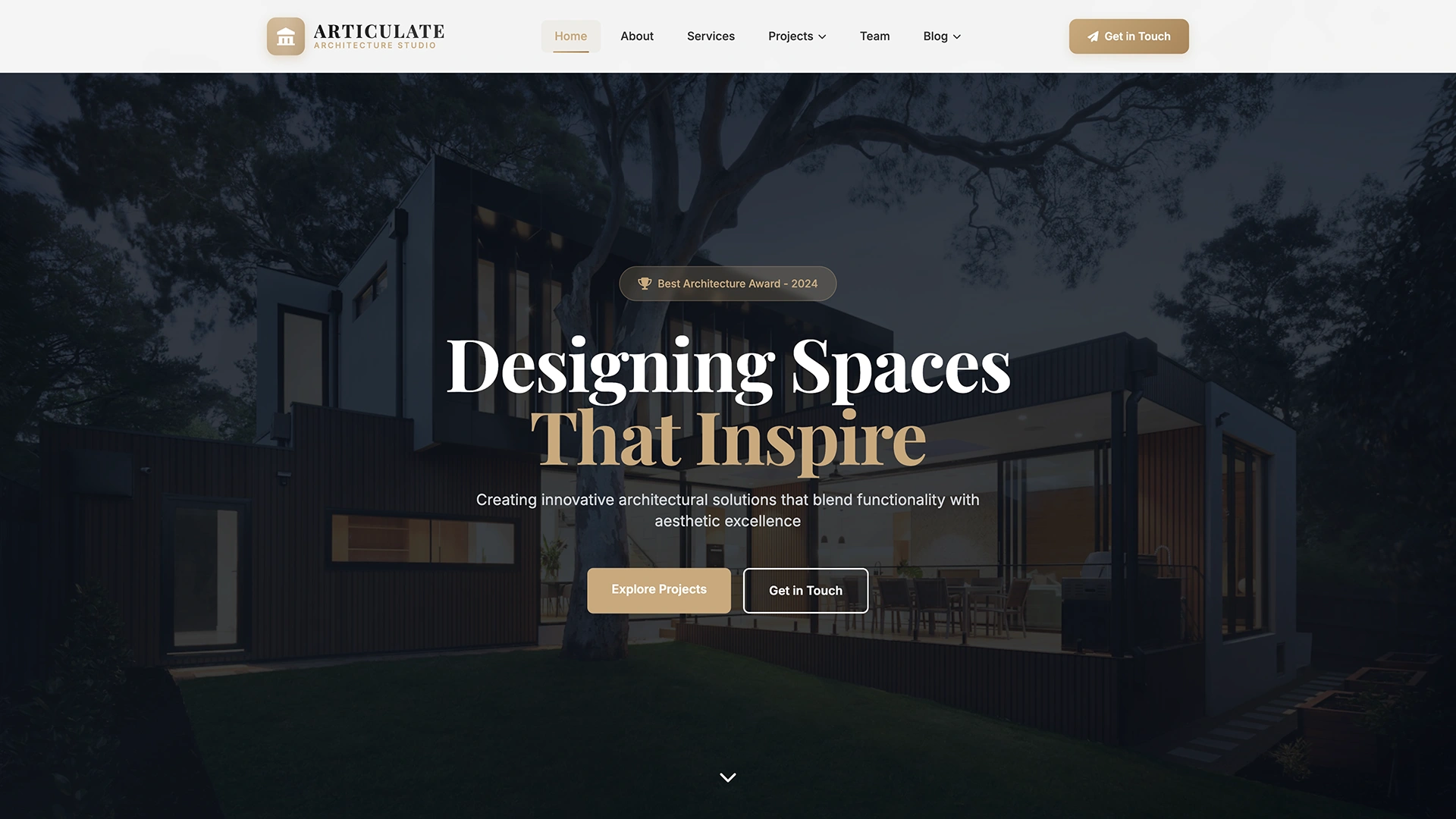 Arculate - Architecture Studio HTML Template - Wrapmarket