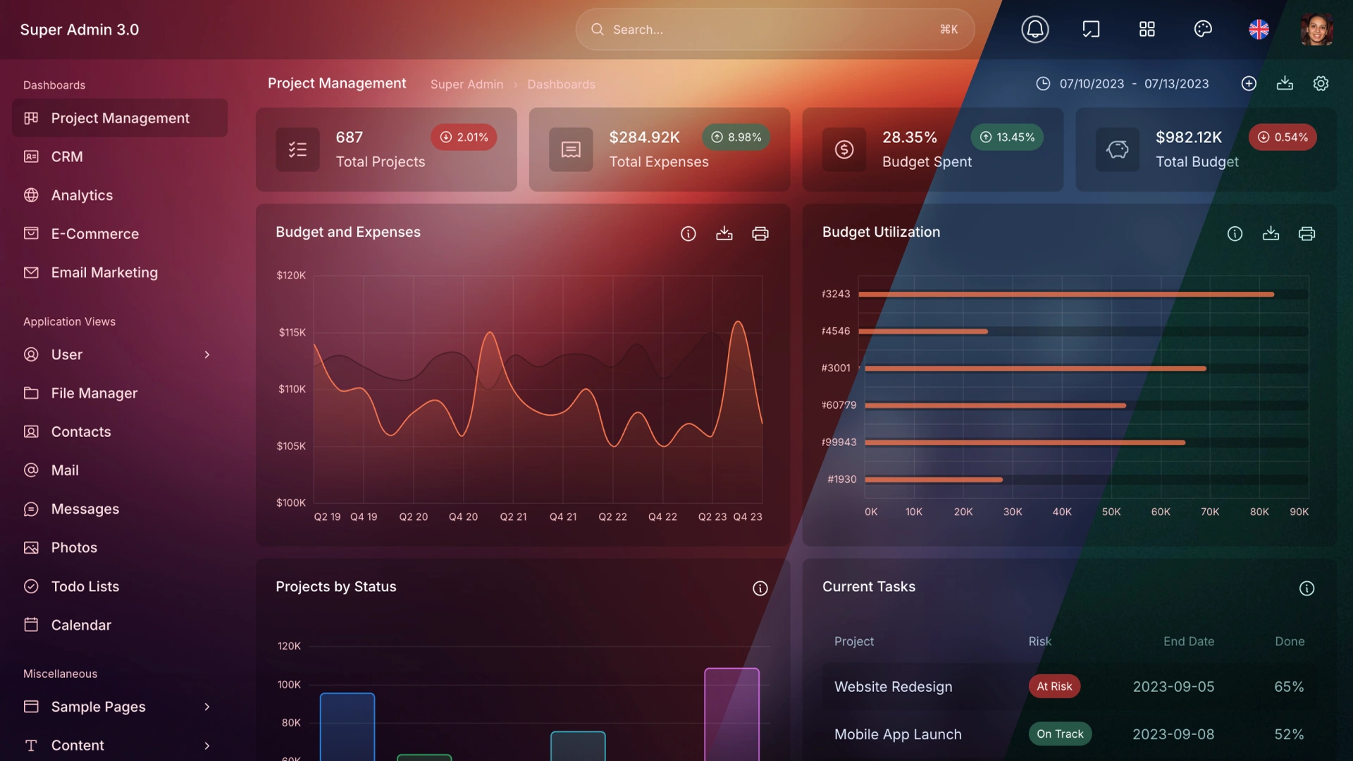 Super Admin - Responsive Admin Template - Wrapmarket