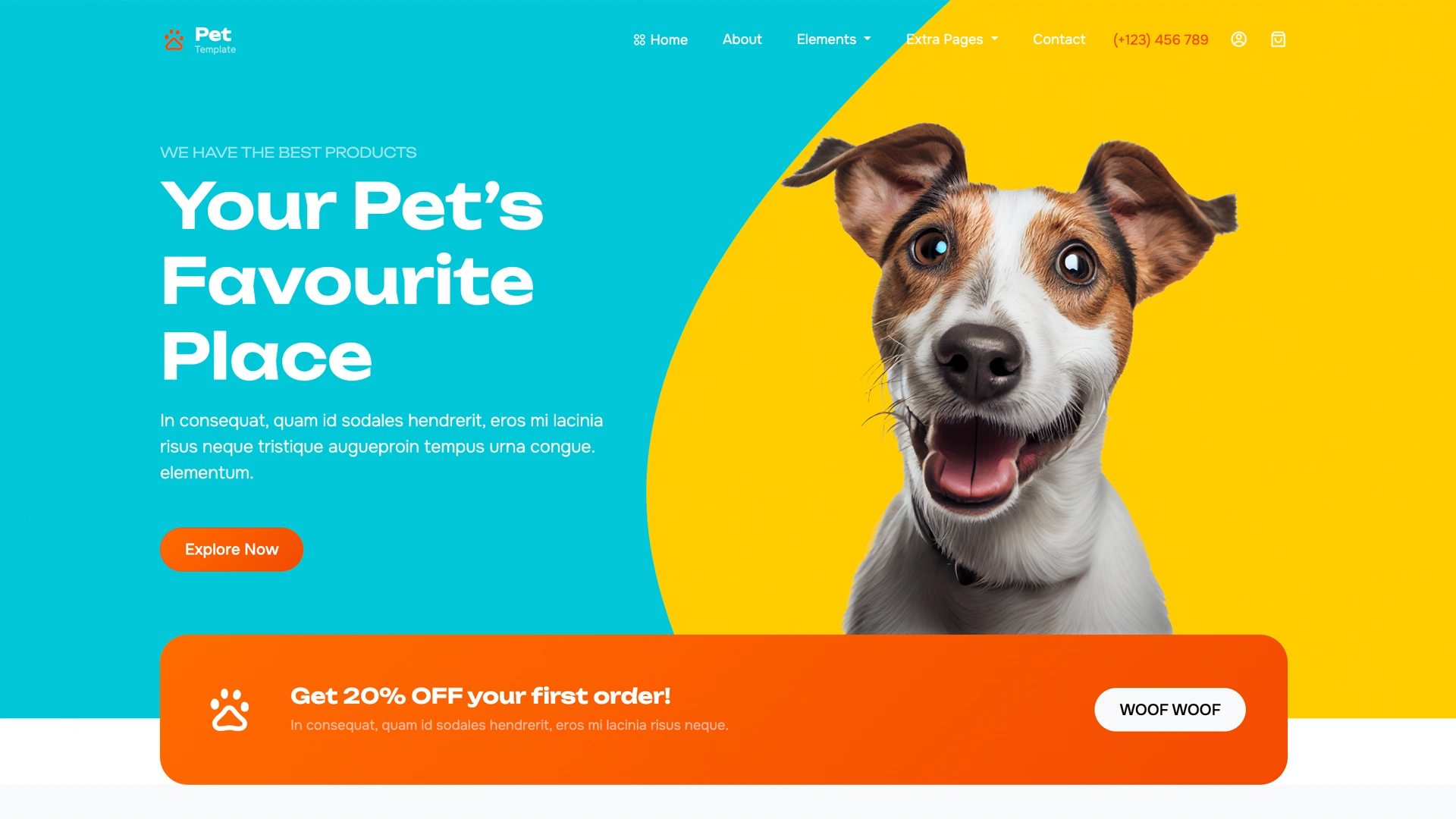 Petx - Pet Care & Pet Shop Website Template - Wrapmarket