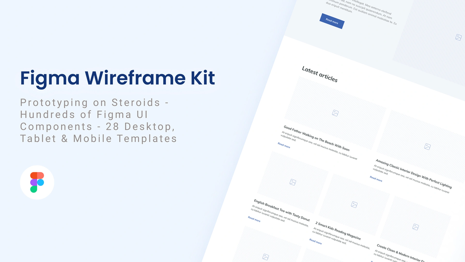 Figma Wireframe Kit - UI Kit & Templates for Wireframing - Wrapmarket