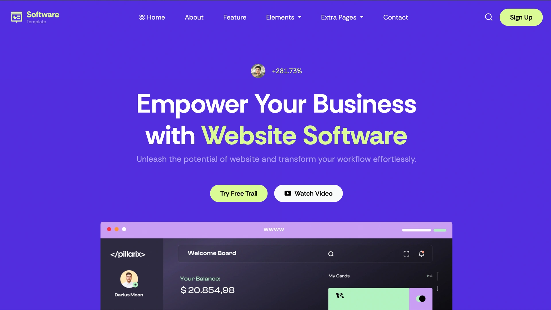 Softtech - Software & Technology Website Template - Wrapmarket