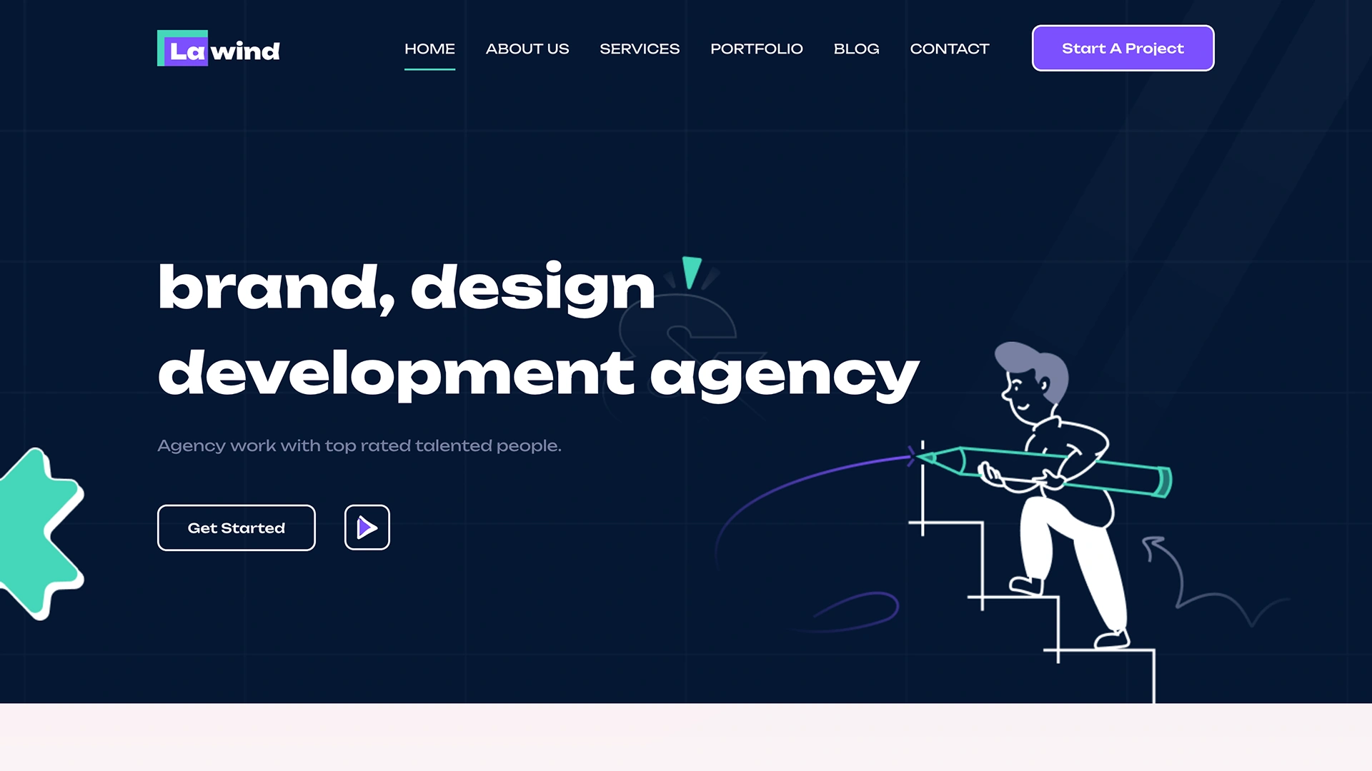 Lawind - Responsive Tailwind CSS Template made by Webonzer - Wrapmarket (formerly WrapBootstrap)