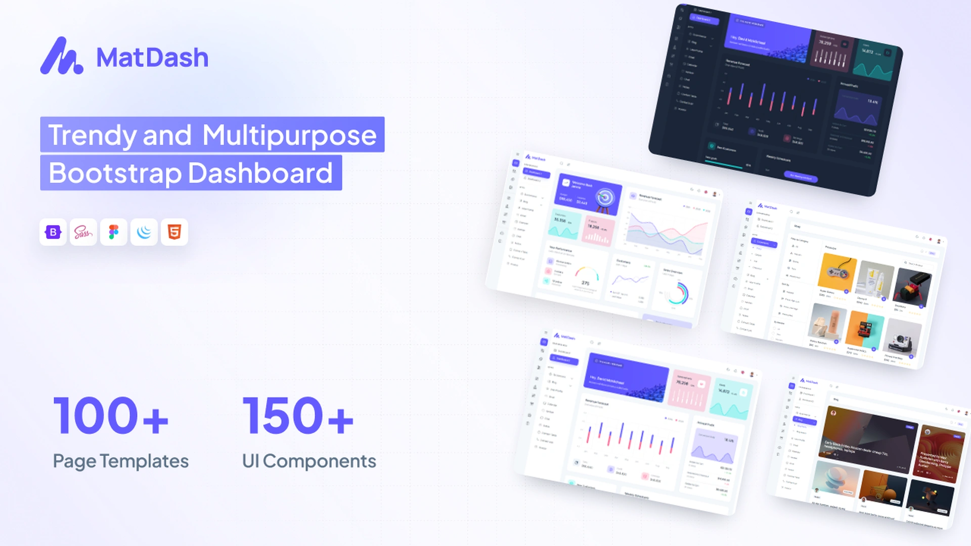 MatDash - Bootstrap 5 Admin Dashboard - Wrapmarket