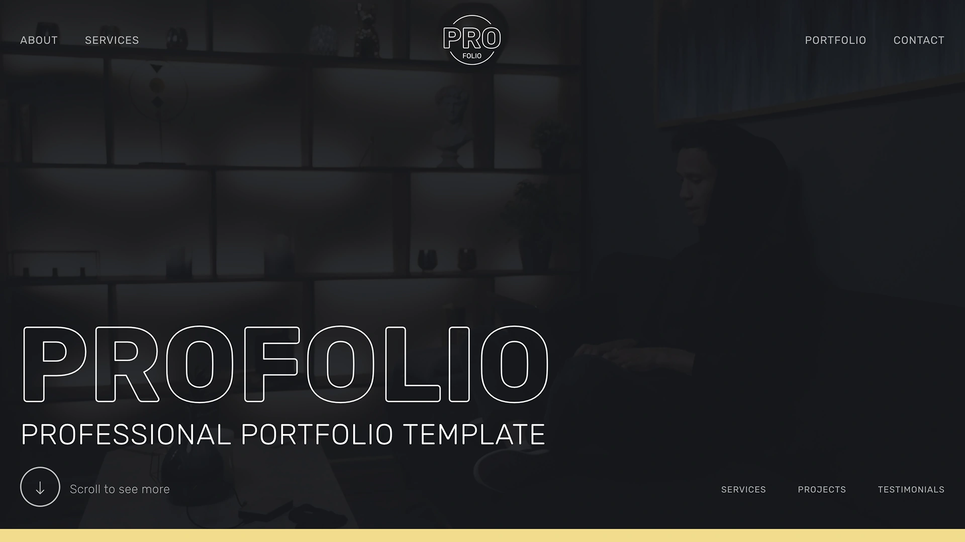 Profolio - Professional Portfolio Template made by KingStudio - Wrapmarket (formerly WrapBootstrap)