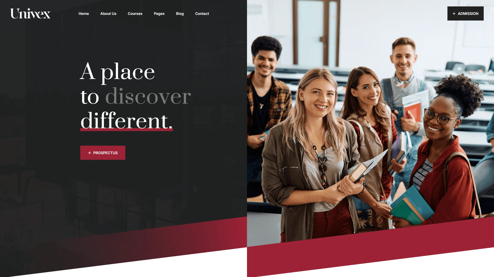 Univex - University and College HTML Template - Wrapmarket