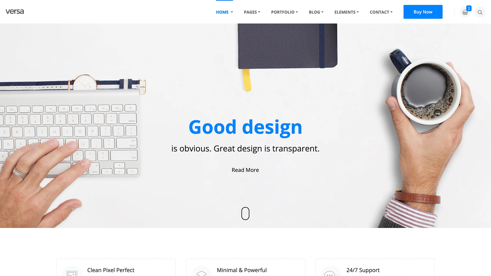 Versa - Clean Minimal Multipurpose Template made by Creative DM ...