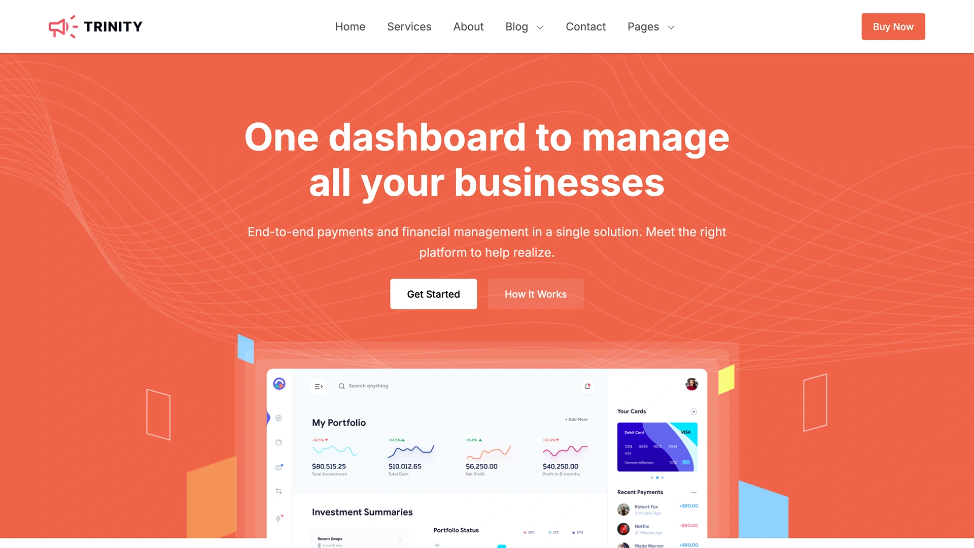 Trinity - Multipurpose Template made by pxdraft - Wrapmarket (formerly WrapBootstrap)