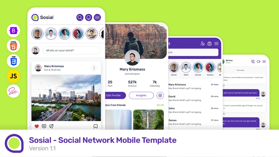 Chat Website Templates - WrapBootstrap