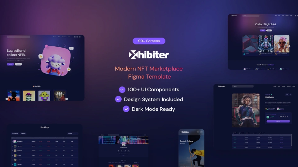 Marketplace Website Templates made with Figma - Wrapmarket (formerly ...